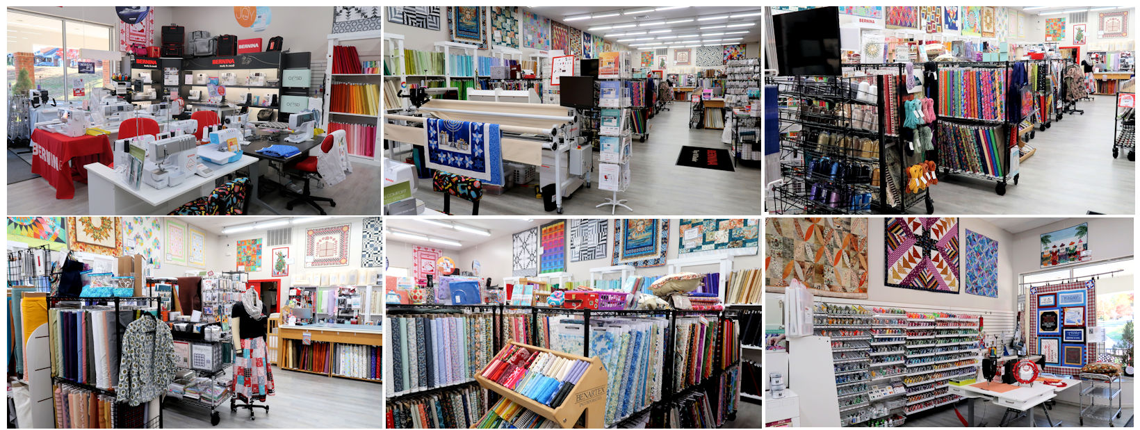 Bernina World of Sewing Machines Quilting Fabric Shop Store Raleigh NC